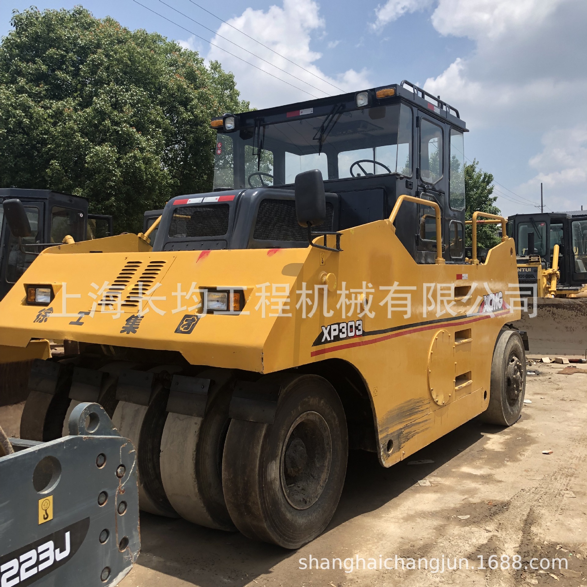 30吨全胶轮压路机 徐工XP303二手轮胎压路机 柏油路面压路机-阿里巴巴