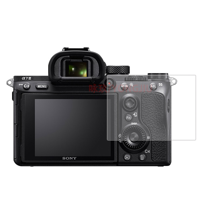 适用索尼A7M3黑卡相机钢化膜zv1 A7M2 A7II A7R2 RX100玻璃膜M5/6-阿里巴巴