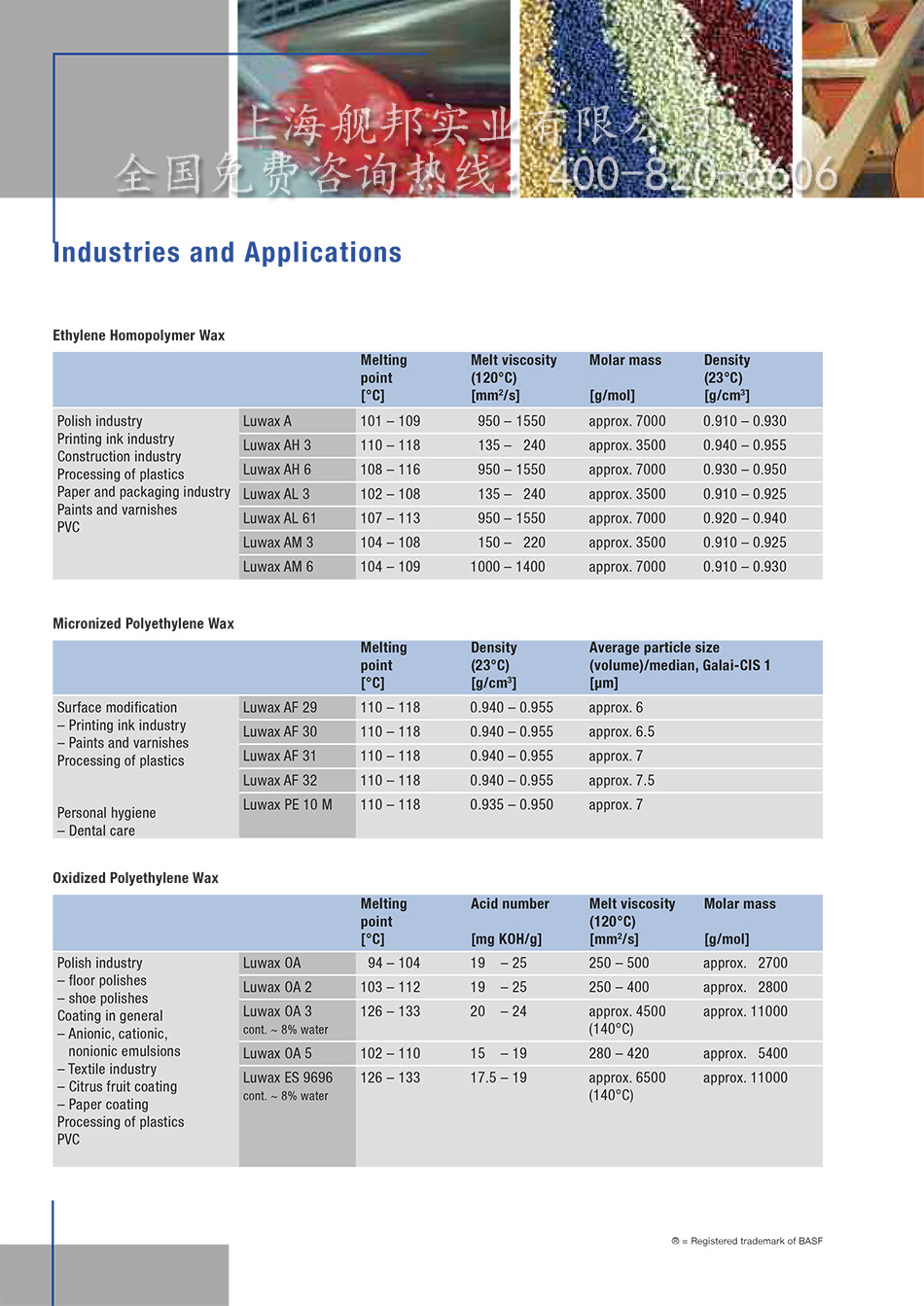 德国巴斯夫氧化聚乙烯蜡水性乳液 Poligen WE 7 巴斯夫蜡-阿里巴巴