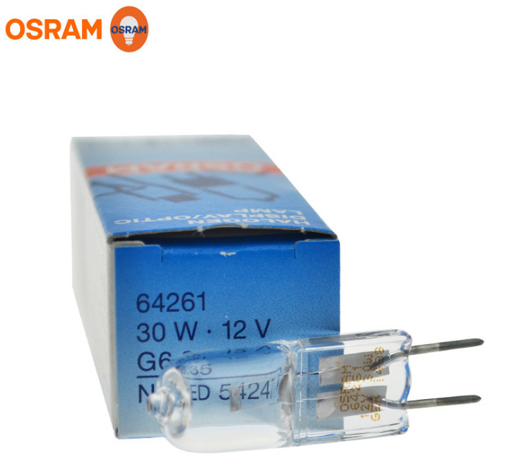 欧司朗OSRAM 64261 12V30W裂隙灯泡显微镜灯泡卤素灯米泡投影仪灯-阿里巴巴