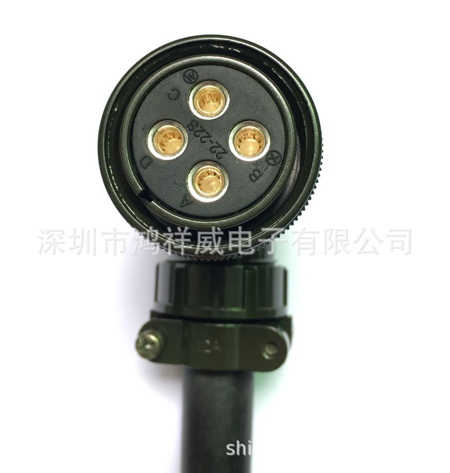 伺服军规航空插头 MS3108A22-22S弯头-阿里巴巴