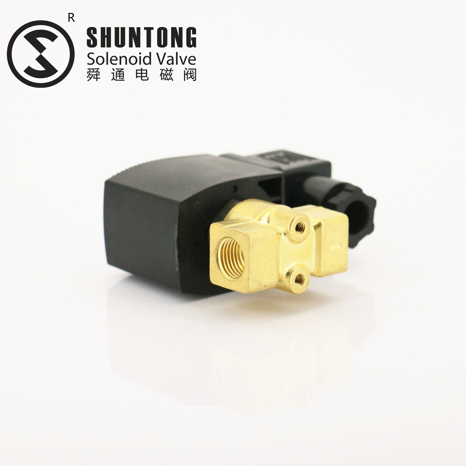 电磁阀厂家高压电磁阀STP21-04直动式电磁阀 3分高温黄铜舜通-阿里巴巴