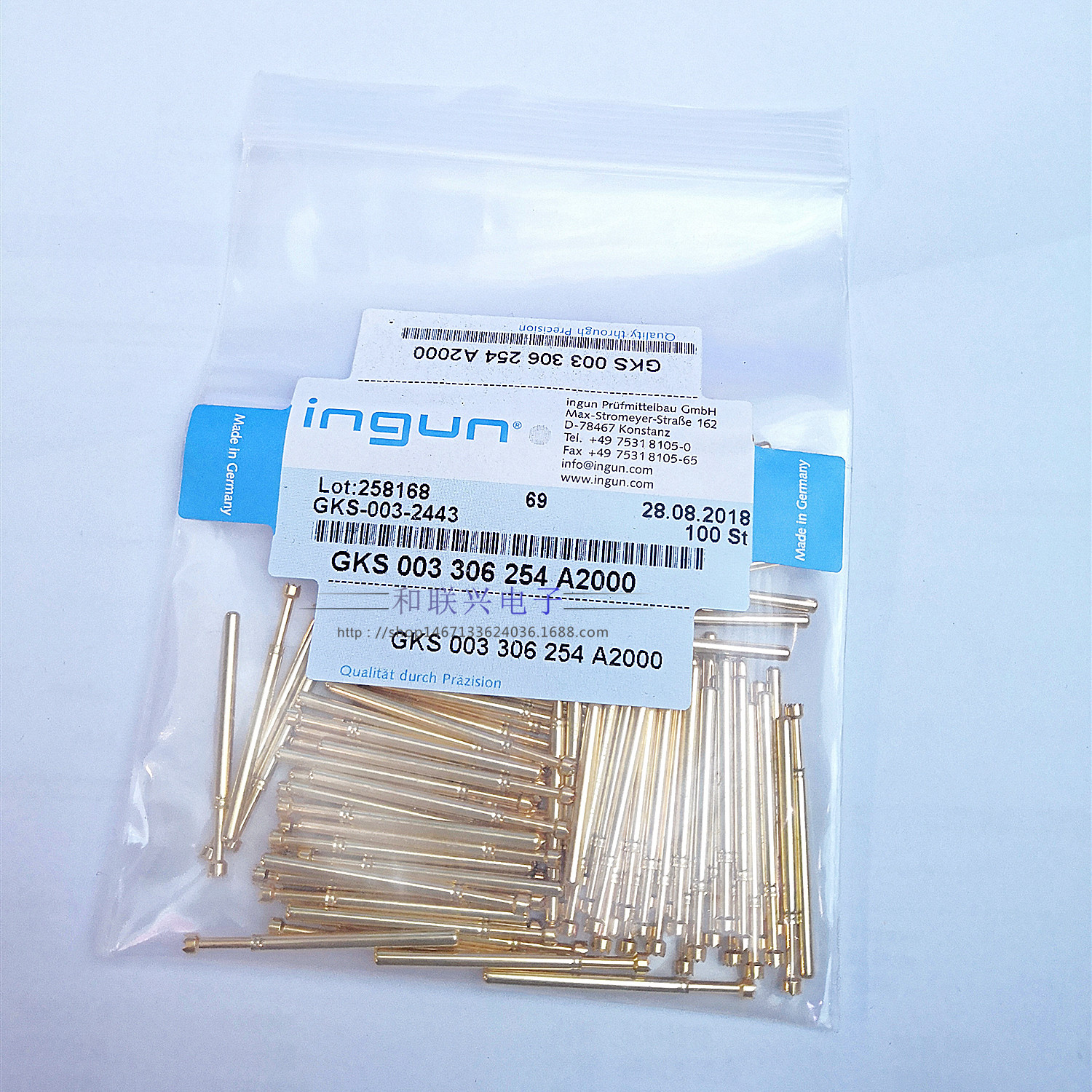 探针测试针INGUN英钢针125mil GKS 003 306 254 A2000 九爪梅花头-阿里巴巴