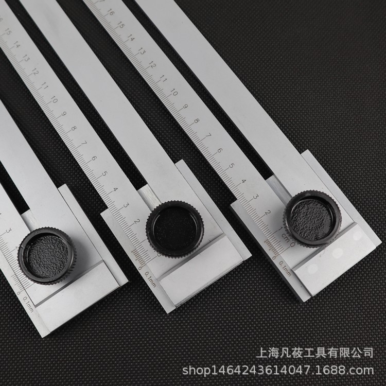 凡莜 标记平行划线尺 划线规 角度尺 方标尺 水平尺200-500mm自产-阿里巴巴