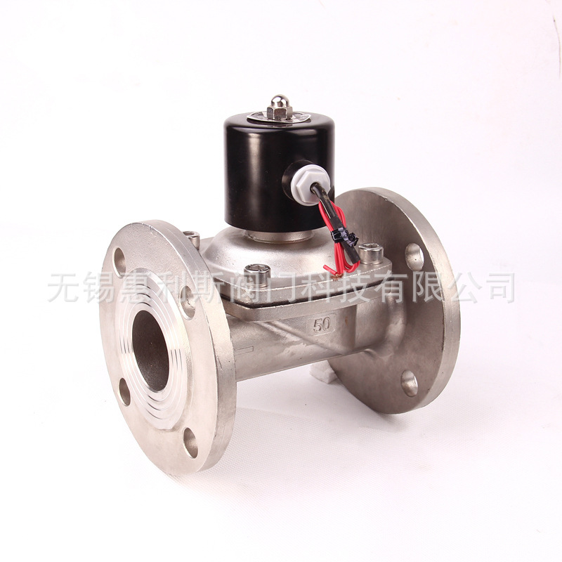 ZBSF全不锈钢蒸汽法兰电磁阀 高温法兰电磁阀 DN25 DN50-阿里巴巴
