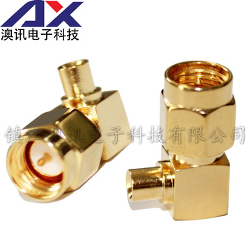 供应SMA连接器 SMA-JWB2 90度弯式公头适用RG405/RG086半钢半柔线-阿里巴巴