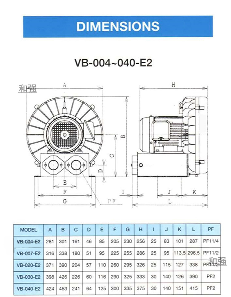 日本/日立风机HITACHI VB-060-E3 全新 管道集尘风机 日立送风机-阿里巴巴