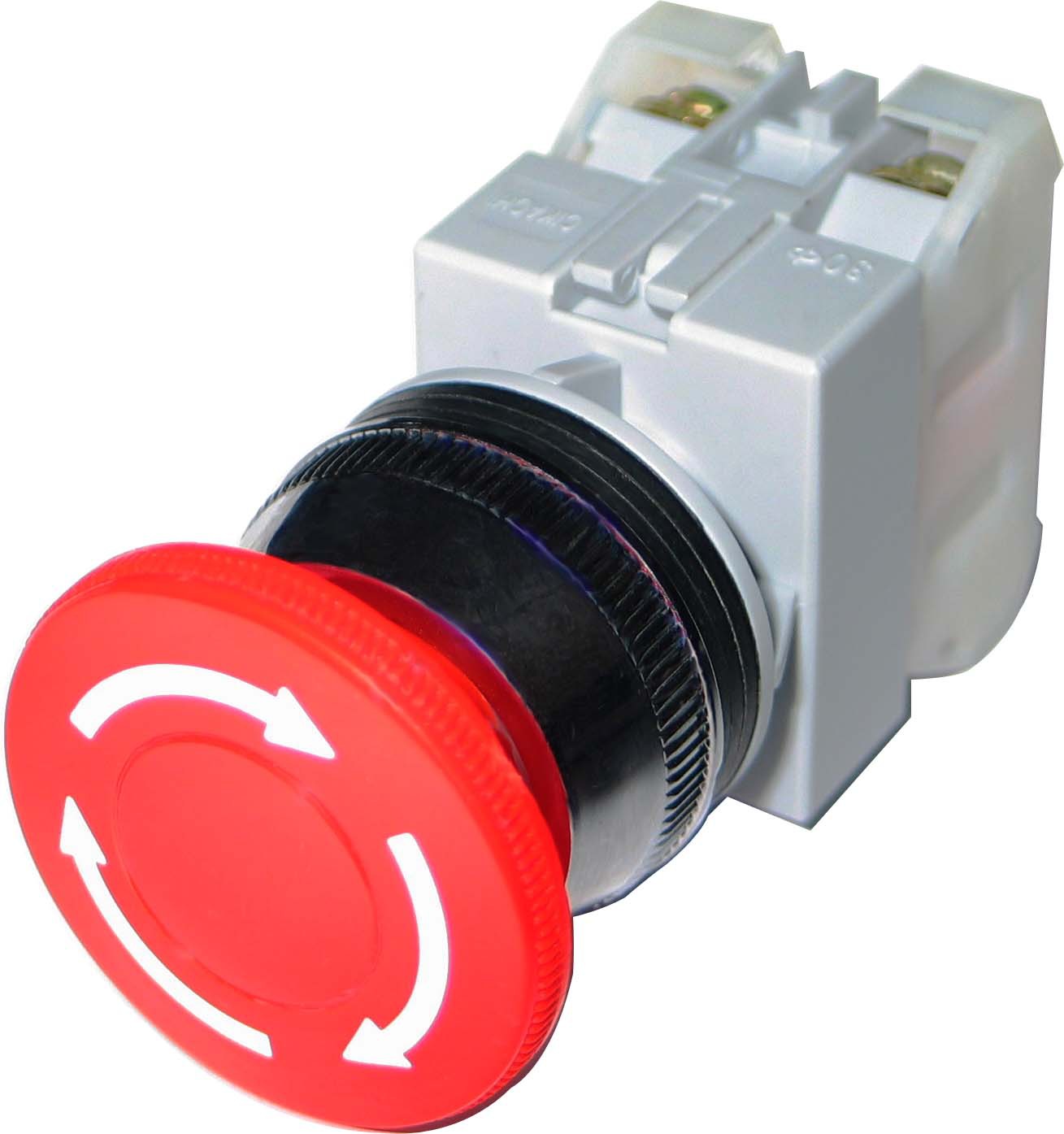 CIKACHI台湾嘉阳 ALEPB-22/25/30 紧急停止按钮开关自锁一开一闭-阿里巴巴