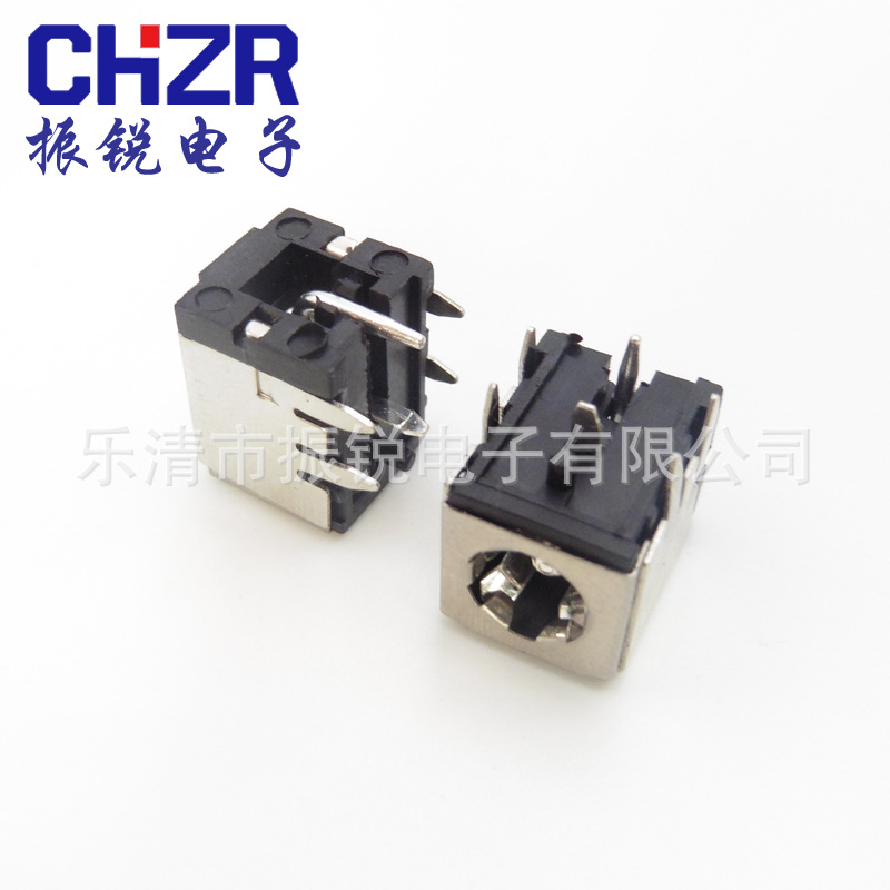 振锐供DC-007B插座6P镀银 六脚插件dc007b大电流10A直流全铜环保-阿里巴巴