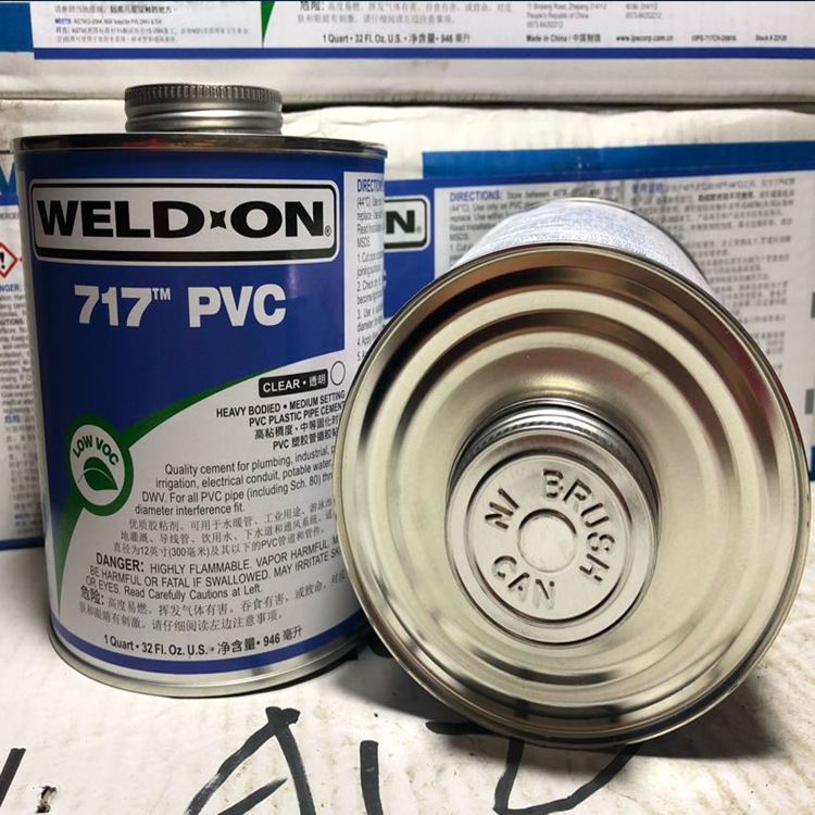 IPS WELD-ON PVC 717胶水 UPVC化工管道胶粘剂 946ML/桶 透明-阿里巴巴