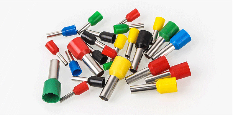 E4012管形预绝缘端头针型欧式接线鼻 VE4012黄紫铜空心针E型管-阿里巴巴