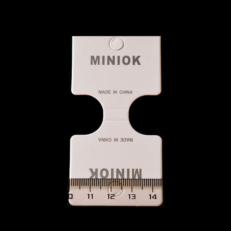 韩版皮筋白色卡片包装印MINIOK纸卡发圈头饰品手工DIY配件材料-阿里巴巴