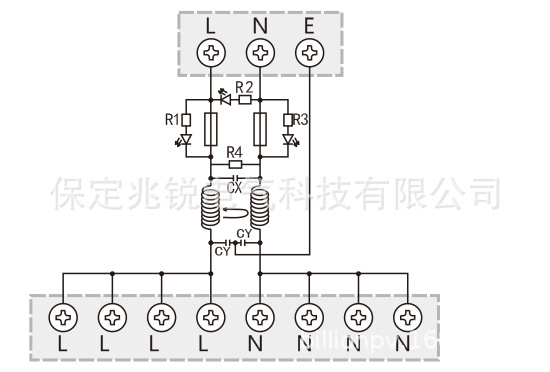 SIRON胜蓝T072-10/T072-20滤波保险端子台交流控制接线端子台-阿里巴巴