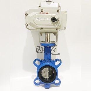 D971XP-16电动蝶阀球墨铸铁材质304蝶板软密封开关型蝶阀-阿里巴巴