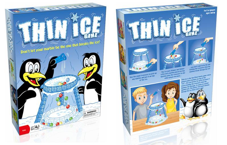 Thin ice game 第二代破冰企鹅游戏脑力手眼益智比赛珠子薄冰游戏-阿里巴巴