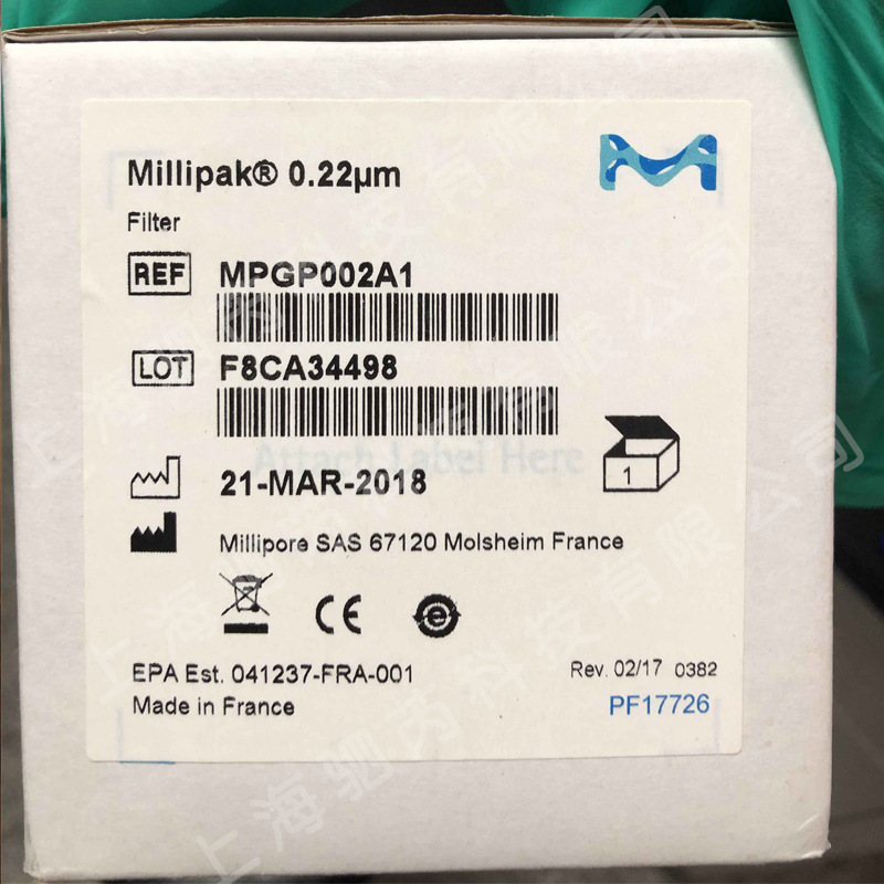 merck密理博Millipak 0.22um除菌过滤器MPGP002A1-阿里巴巴