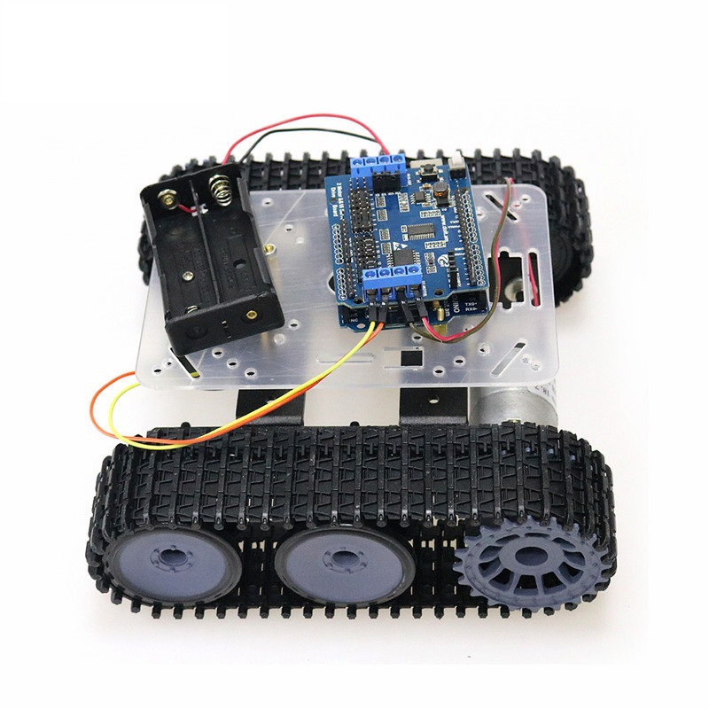 兼容Arduino+WiFi控制智能小车mini TP100坦克底盘课程设计-阿里巴巴