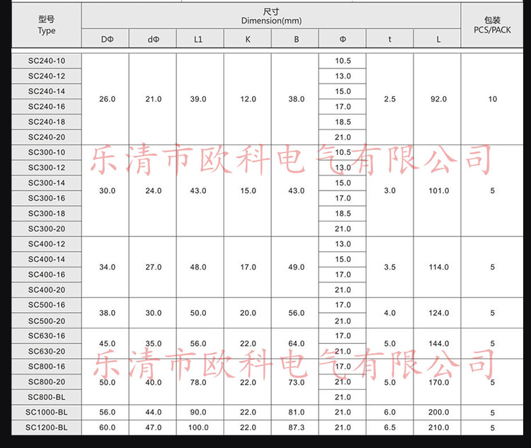 SC10-8铜鼻子 SC10-6窥口铜接线端子规格型号全SC10-10加厚铜线耳-阿里巴巴