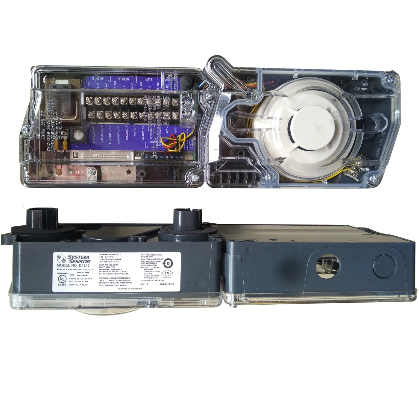 Honeywell/霍尼韦尔D4240风管式烟感烟感探测 报警 传感器-阿里巴巴