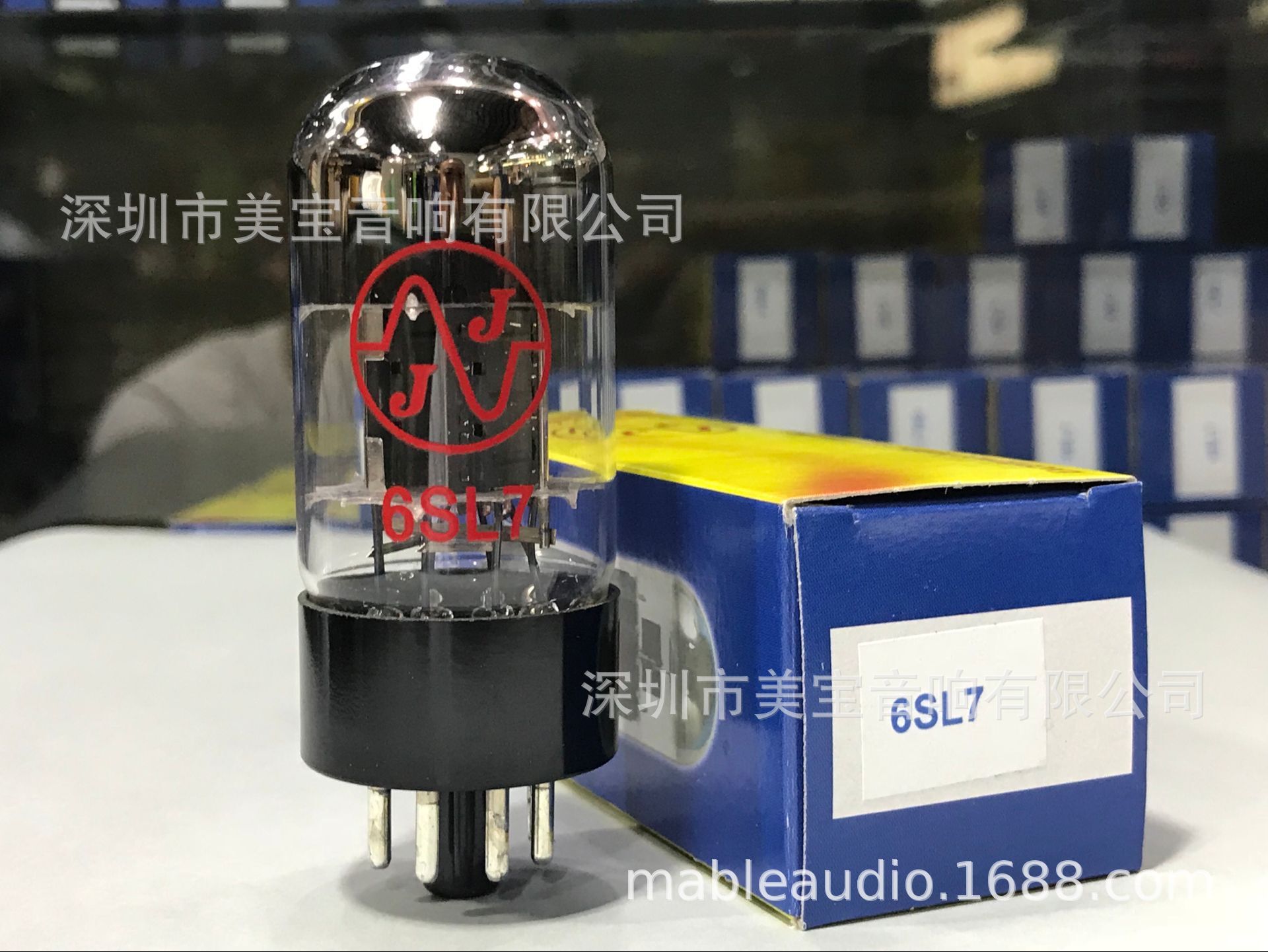 捷克 JJ 6SN7 替代 CV181/6N8P JJ6SL7替代6N9P 电子管提供配对-阿里巴巴