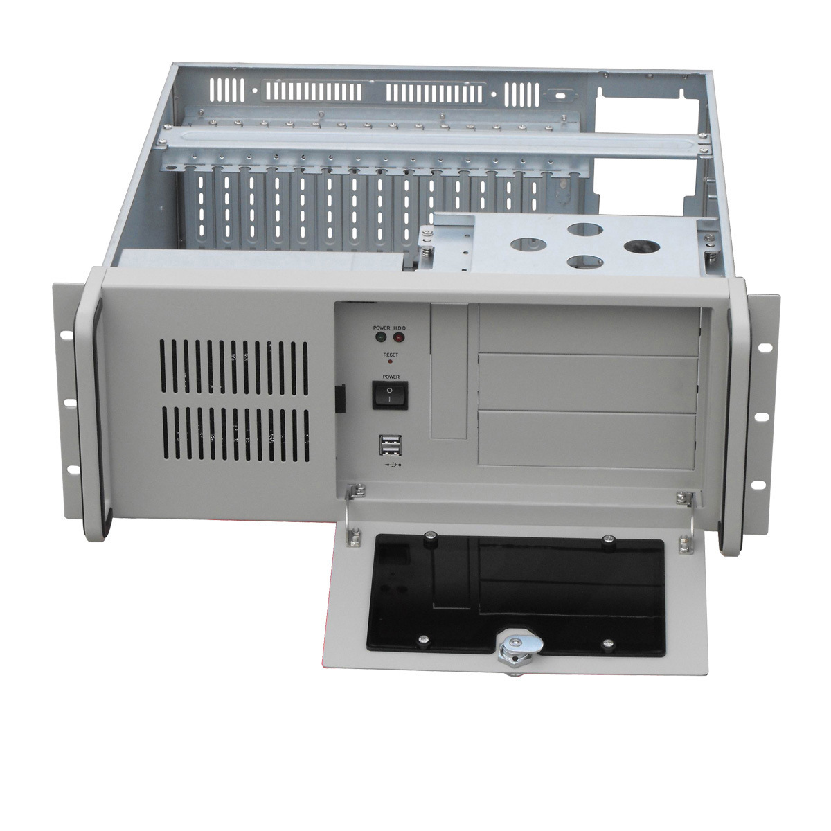 拓普龙工控机箱IPC510H工业机箱 标准4U工控机箱 装工业底板-阿里巴巴