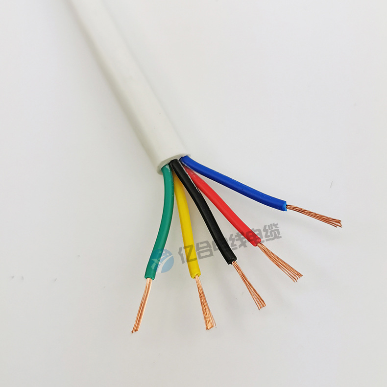 5芯国标信号线RVV5*0.5/0.75/1.0/1.5/2.5平方纯铜护套线亿合光电-阿里巴巴