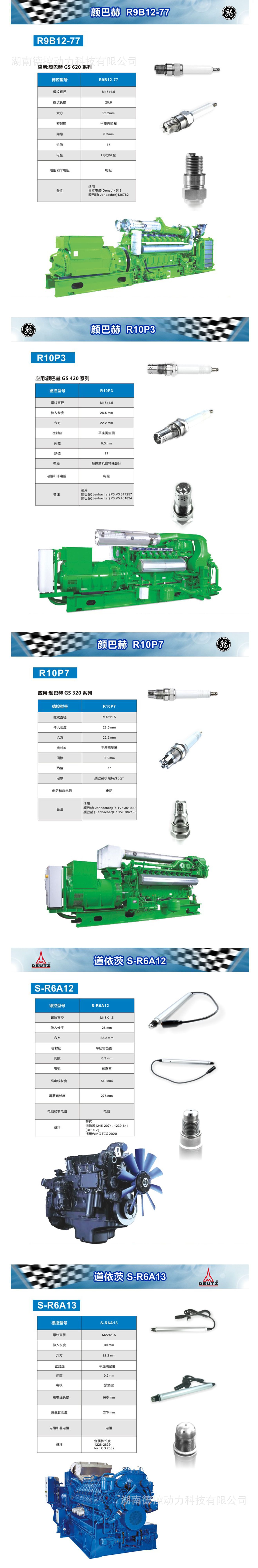 RB77WPCC 194-8518 301-6663 479-7702燃气发电机组火花塞-阿里巴巴