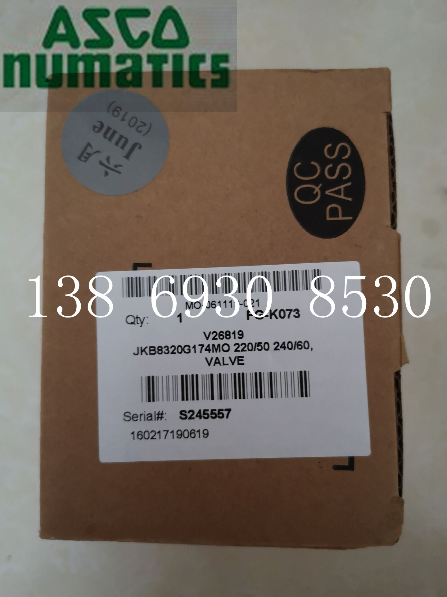 美国ASCO电磁阀两位三通世格小红帽气动阀JKB8320G174MO-阿里巴巴