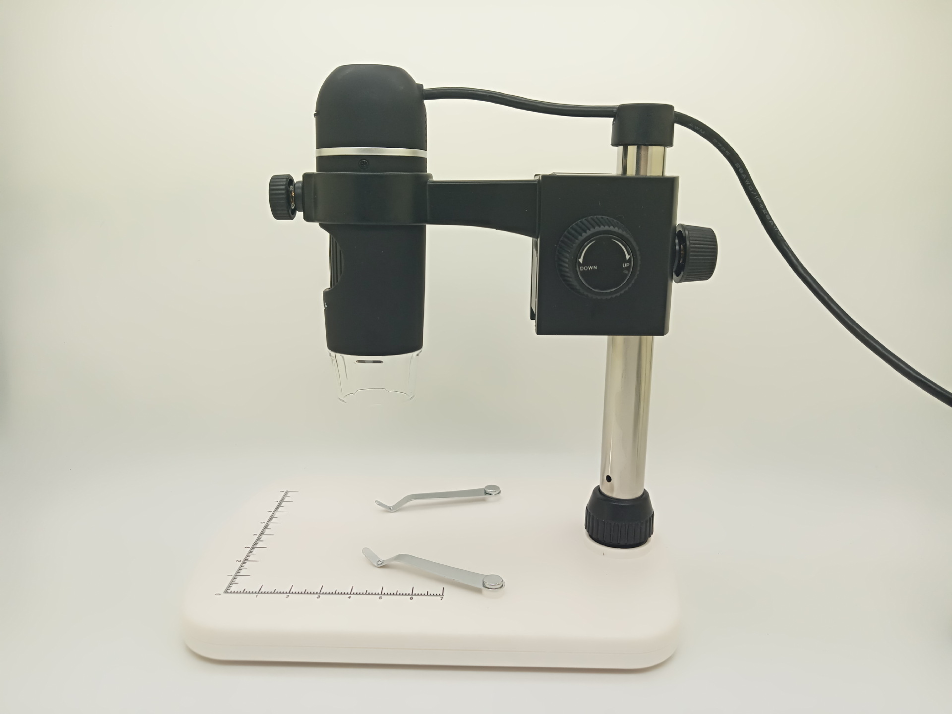 UM012C-自家私模500M手持显微镜带测量支持苹果电脑升降支架-阿里巴巴
