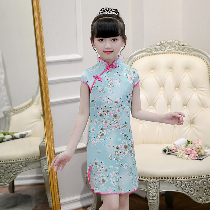 Cheongsam for kids Cheongsam children Chinese Dress country girl Qipao ...