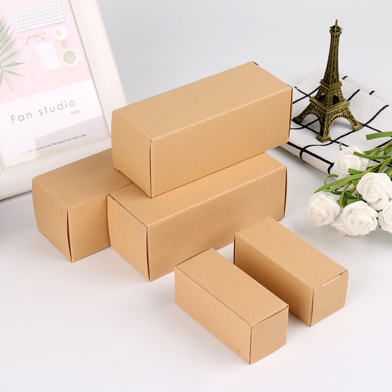 Supply White Box Spot Black Red White Carton Box Kraft Paper Box ...
