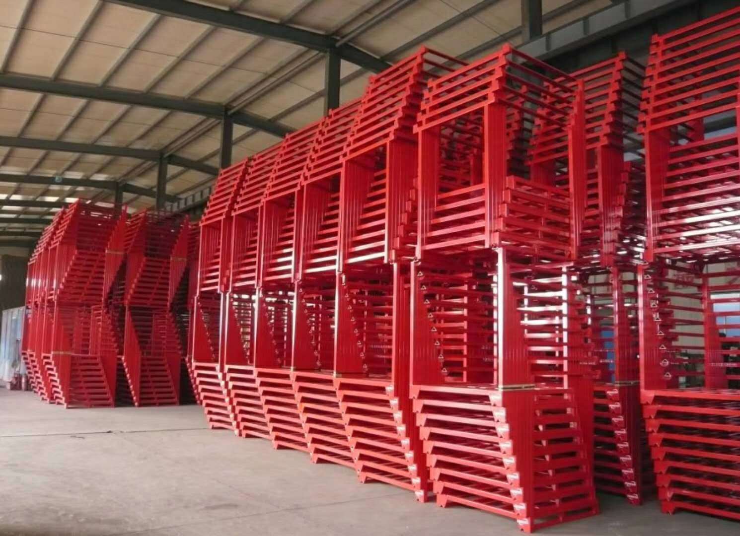 厂家直销重型堆垛架折叠巧固架仓库重型堆垛货架冷库堆垛架定制-阿里巴巴