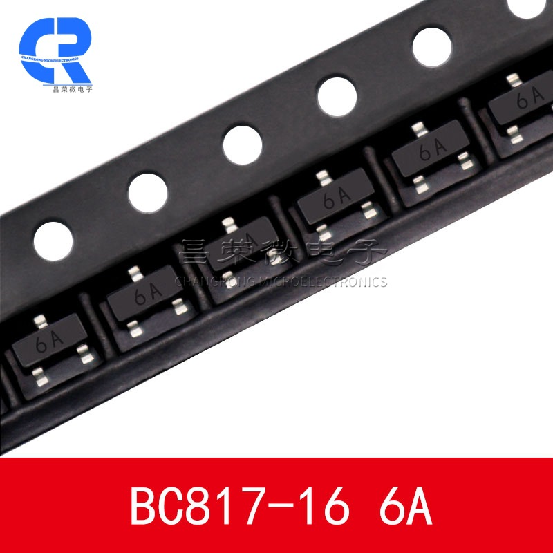 贴片三极管BC817-16 丝印6A SOT-23 0.5A 45V NPN晶体三极管现货-阿里巴巴