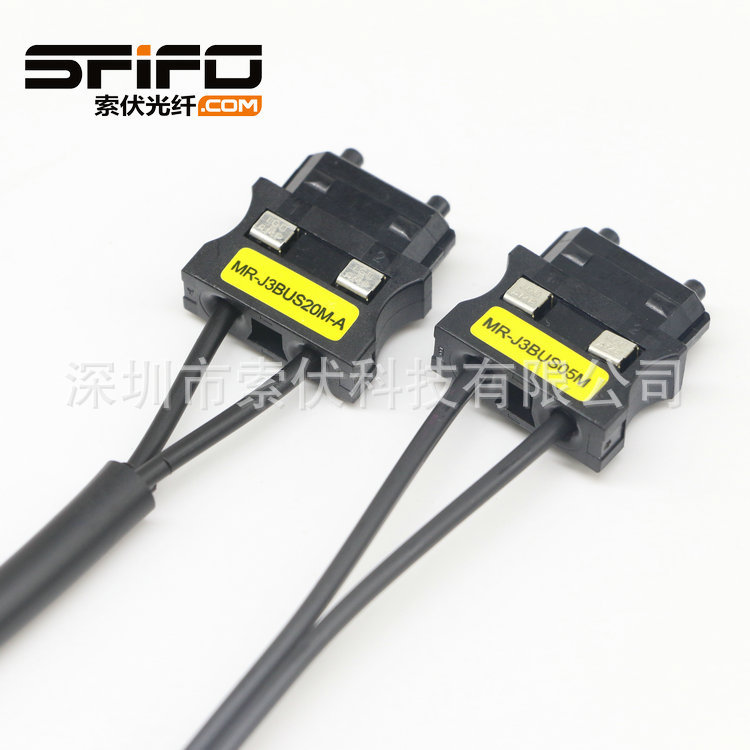 MR-J3BUS1M三菱伺服电机光纤 SSCNET III 伺服放大器光纤 J3\J4-B-阿里巴巴