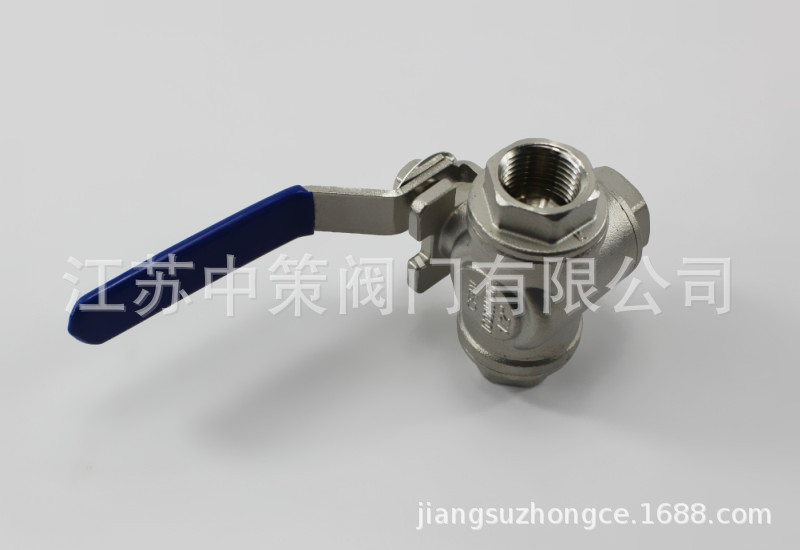 Q14F-16P Q15F-16P不锈钢三通丝口内螺纹球阀 2分3分4分6分1寸-阿里巴巴