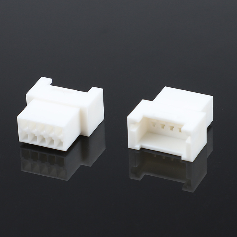 PHB2.0双排空接连接器2.0公端胶壳6pin双排线对线条形连接器端子-阿里巴巴