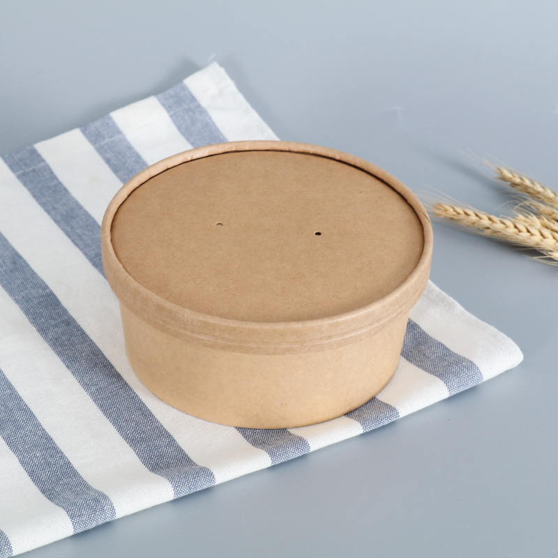 牛皮纸打包盒一次性纸方盒加厚长方形饭盒快餐盒便当环保沙拉碗-阿里巴巴