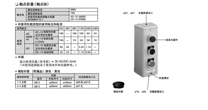 和泉开关盒KGNW111Y正品IDEC Φ22开孔金属按钮盒KGNW电气控制箱-阿里巴巴