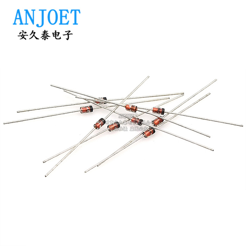 1N4733A 1W稳压二极管 5.1V 5V1直插玻璃稳压管 DO-41 齐纳二极管-阿里巴巴
