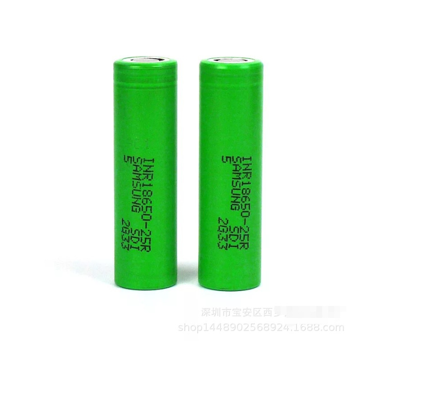 三星18650 25R 2500mah 3.7V 25A大功率 榨汁机电动工具 动力电池-阿里巴巴