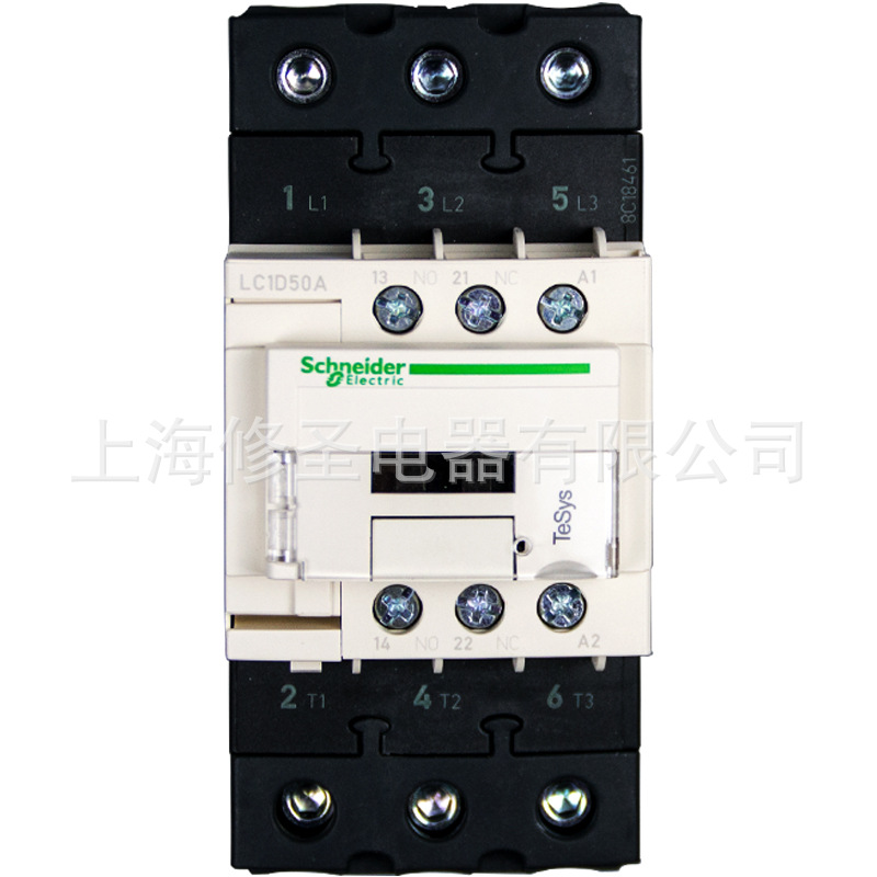 全系列施耐德交流接触器LC1D50...C 80A 690V新款LC1D50A正品实物-阿里巴巴