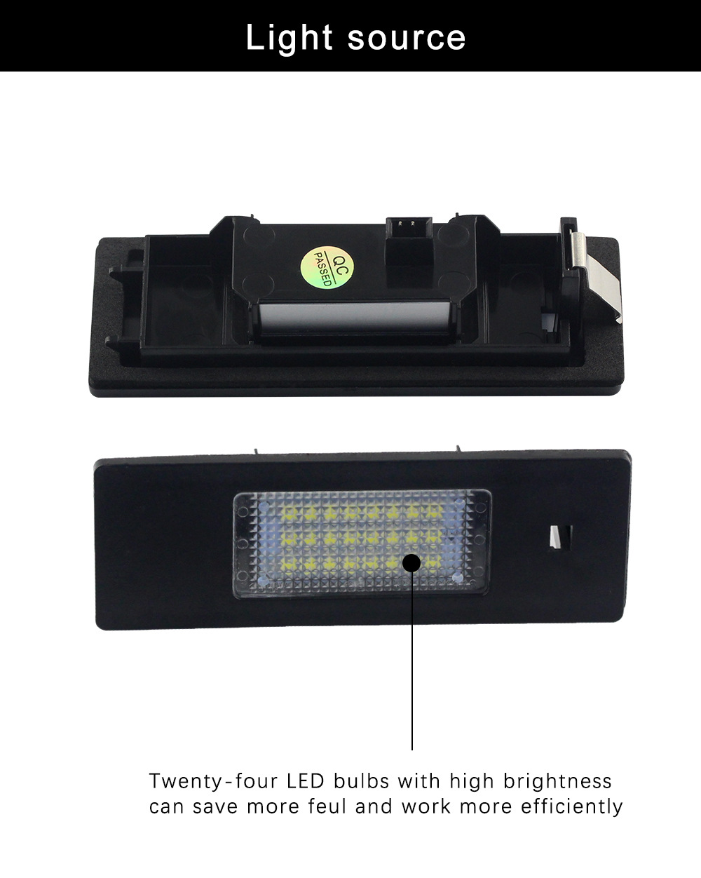 专车专用牌照灯 适用宝马 E81/E63 E64 E85 E87 BMW License lamp-阿里巴巴