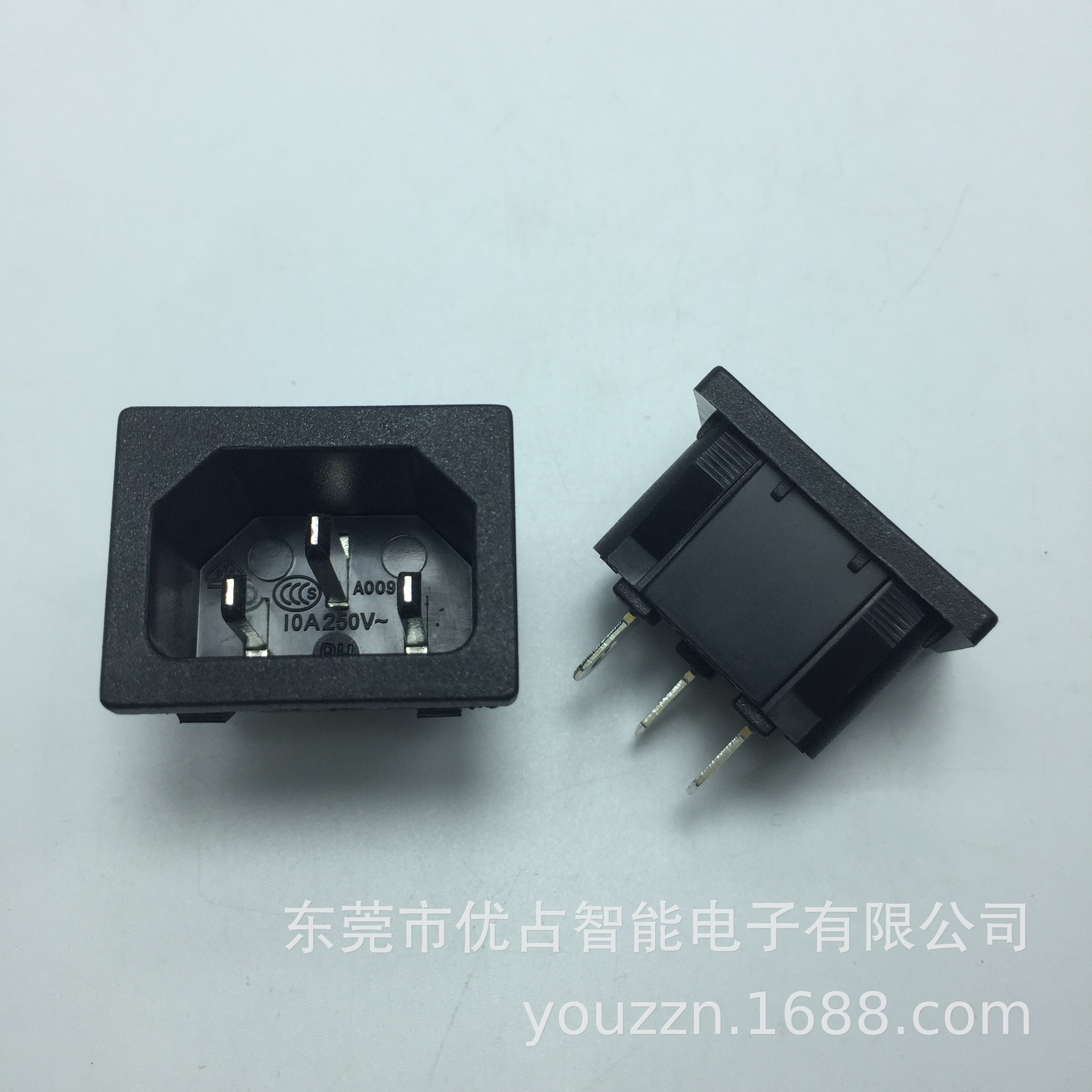 优占智能供应电器插座 电源插座 卡入式品字公座 R-301SN 插座-阿里巴巴