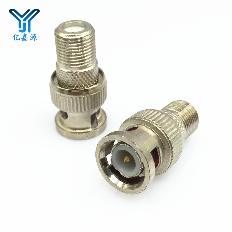 BNC公转F母 Q9头转F头外螺纹 BNC/F转换连接英制细牙螺纹转换头-阿里巴巴