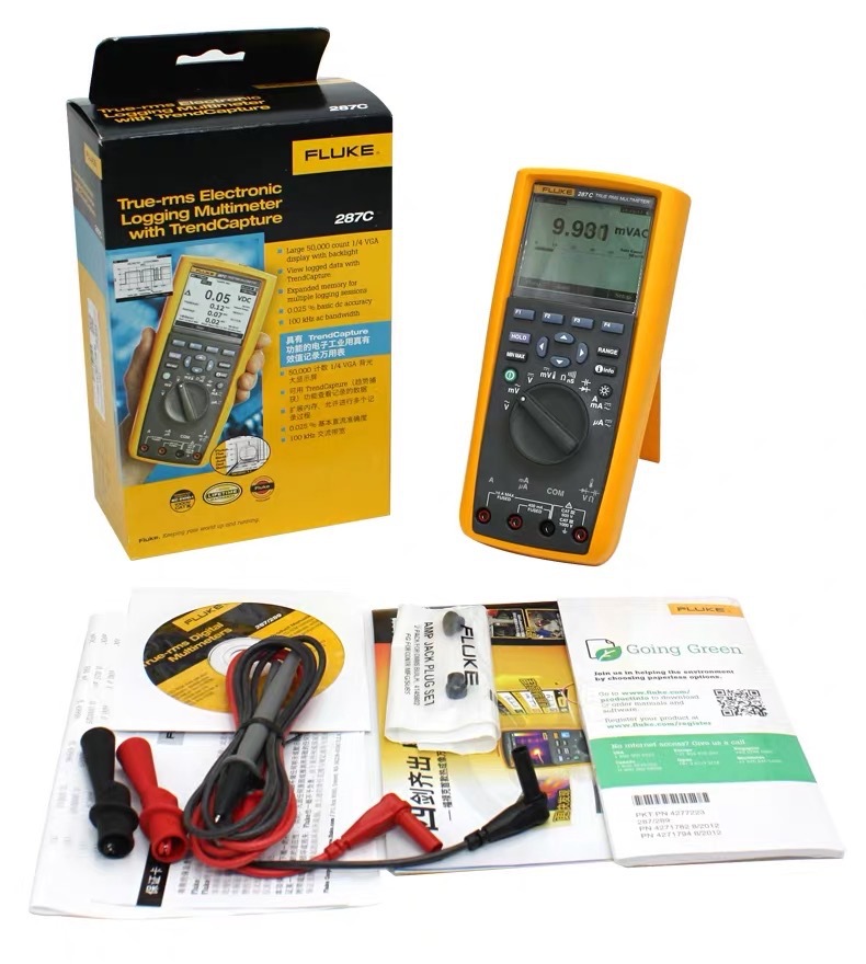 Fluke福禄克289C 287C高精度真有效值四位半数字万用表F289C/287C-阿里巴巴