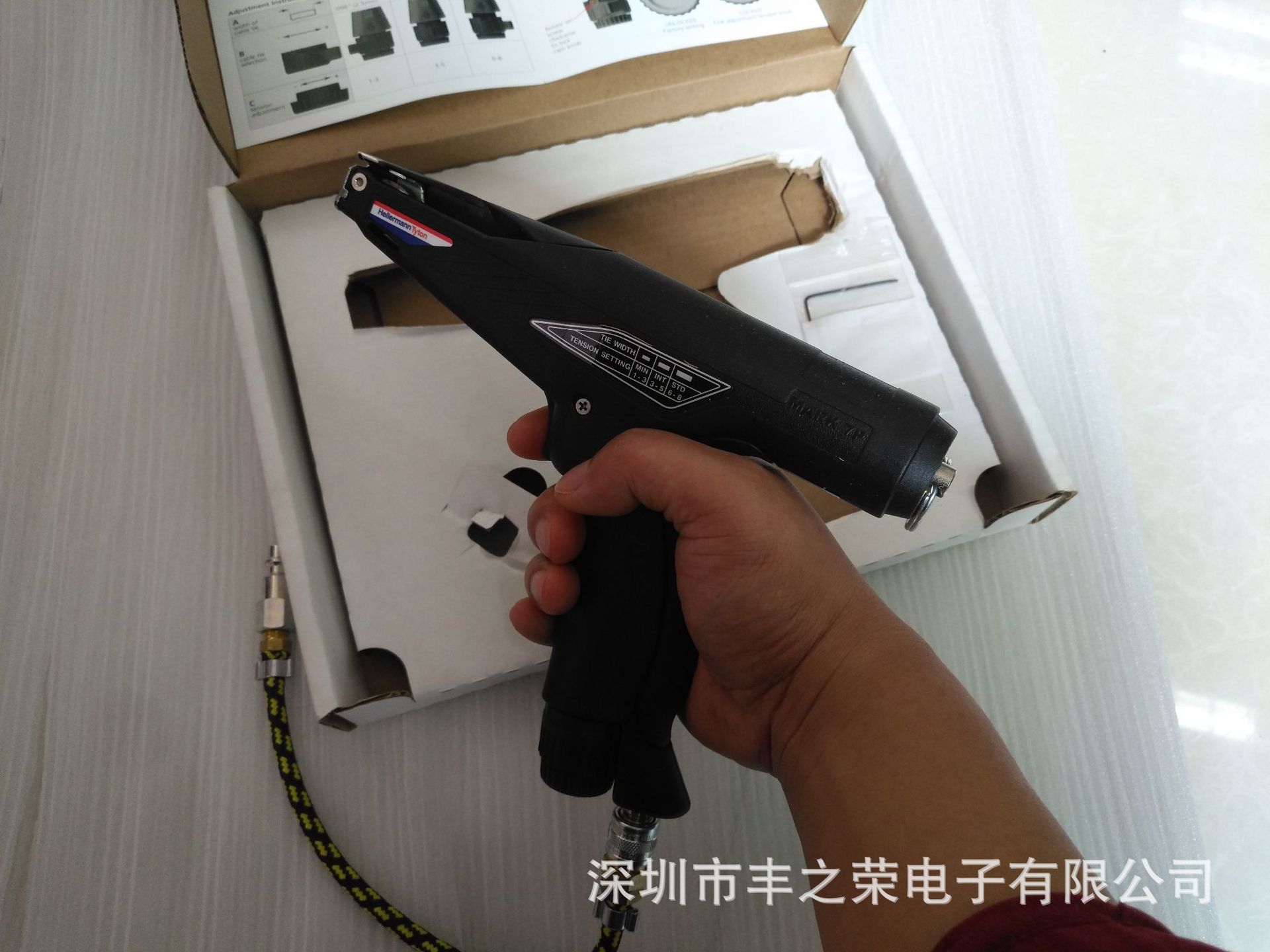 日本原装进口海尔曼太通MK7P气动扎带枪尼龙扎带工具紧线枪束线枪-阿里巴巴