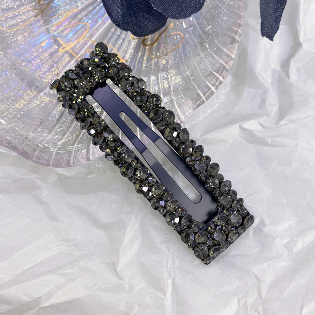 Wholesale korean rhinestone bb hairpin no trace crystal hollow water ...