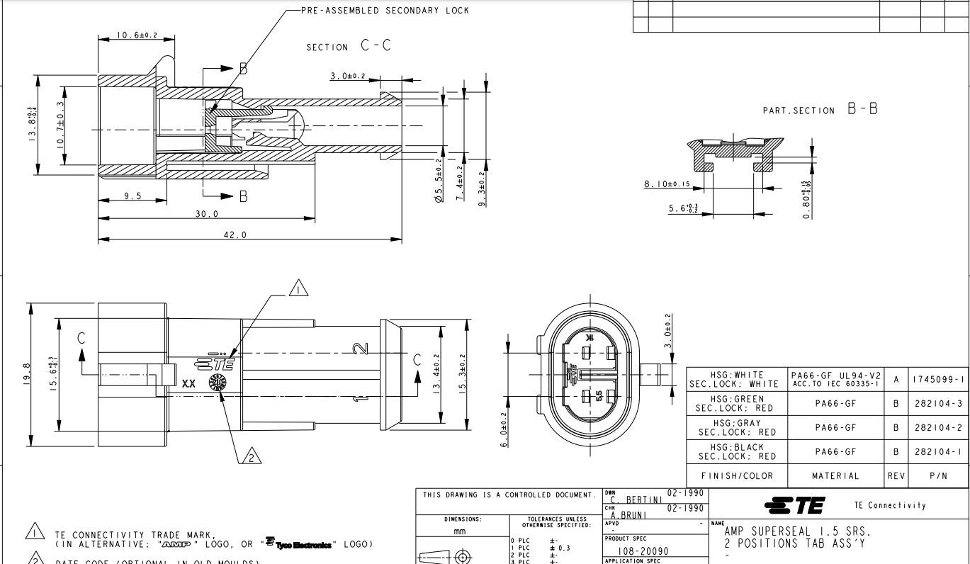 DJ7021Y-1.8-11 1.5-11 泰科282104-1 AMP-2P汽车连接器-阿里巴巴