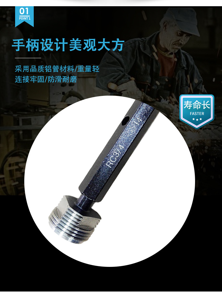 55度锥管螺纹量规RC塞规RC1/8 RC1/4 RC1/2 RC3/4 RC1 RC2 RC6RC4-阿里巴巴