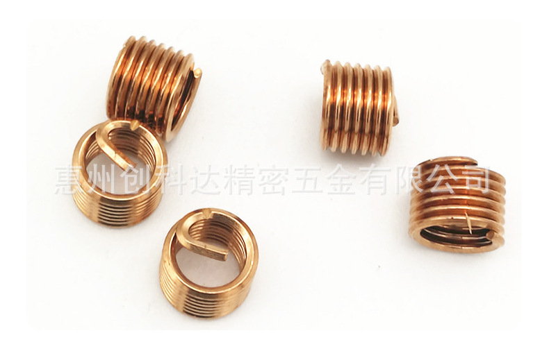 磷青铜钢丝螺套无磁铜牙套螺纹护套M2到M16多型号螺母保护套批发-阿里巴巴